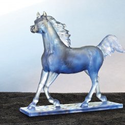 LE MAJESTUEUX CHEVAL BLEU DAUM | Vessiere Cristaux