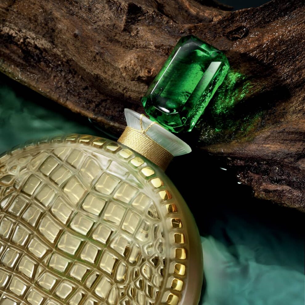 Crocodile Empreinte Animal Perfume Bottle 2023 Lalique | Vessiere Cristaux