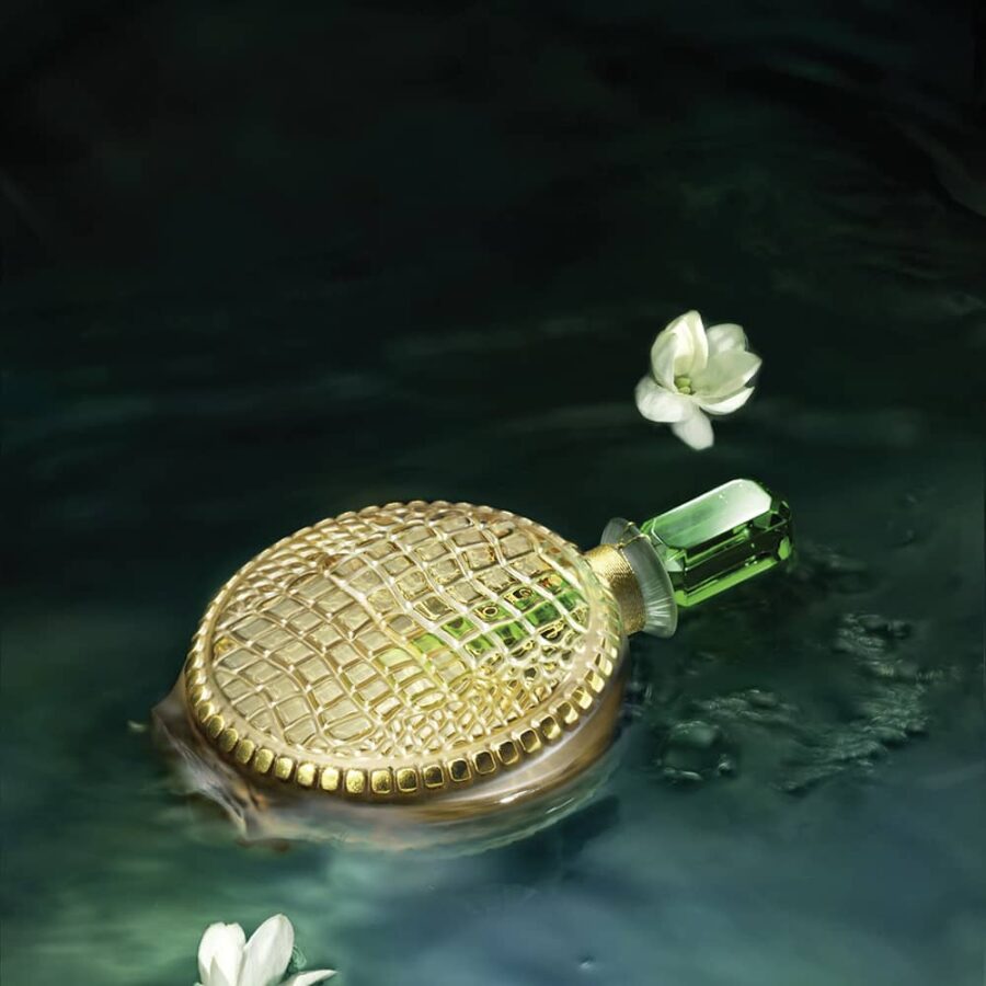 Crocodile Empreinte Animal Perfume Bottle 2023 Lalique | Vessiere Cristaux
