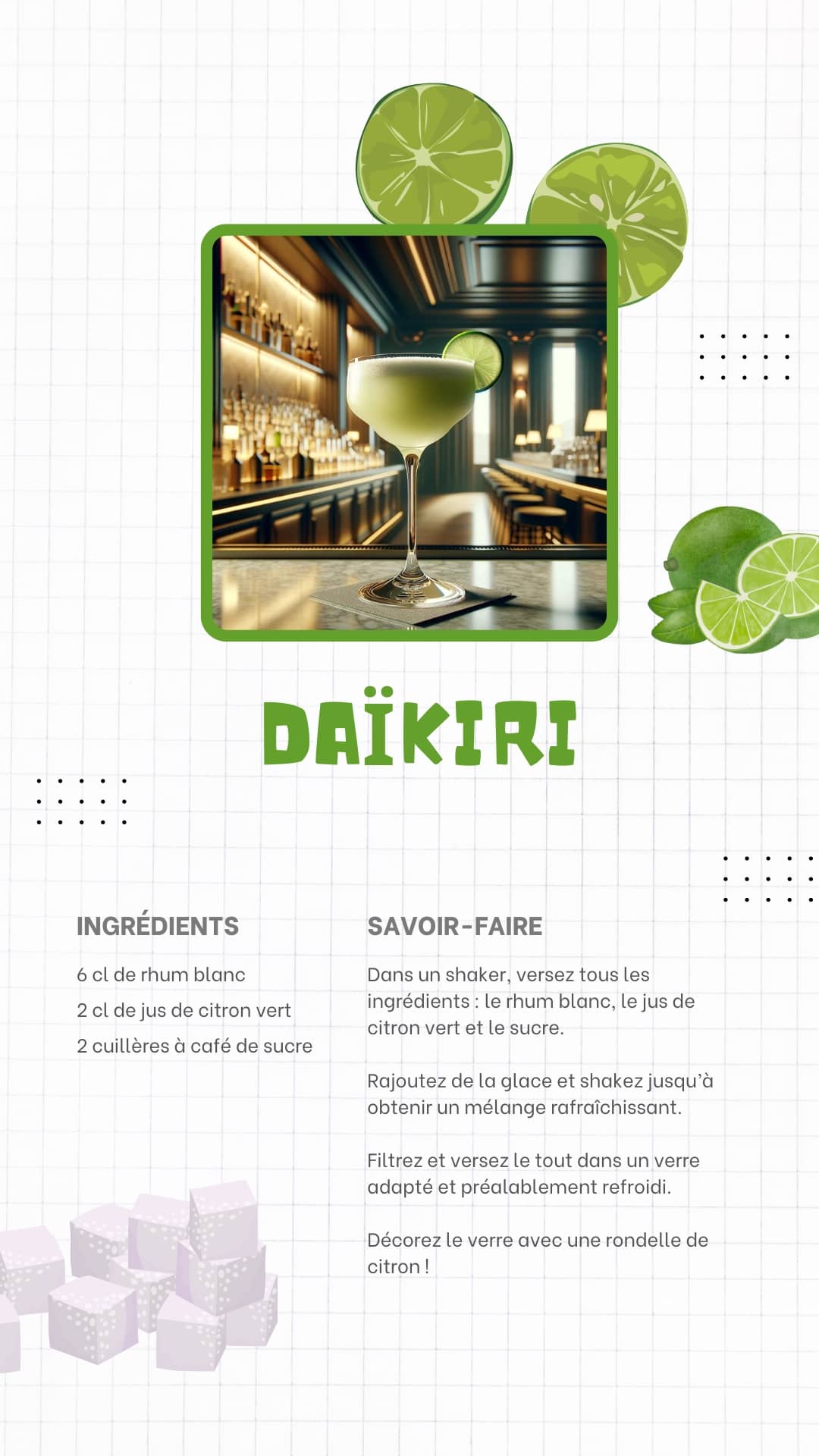 Recette Du Cocktail Daïquiri Et Notre Verre Iconique | Vessière Cristaux