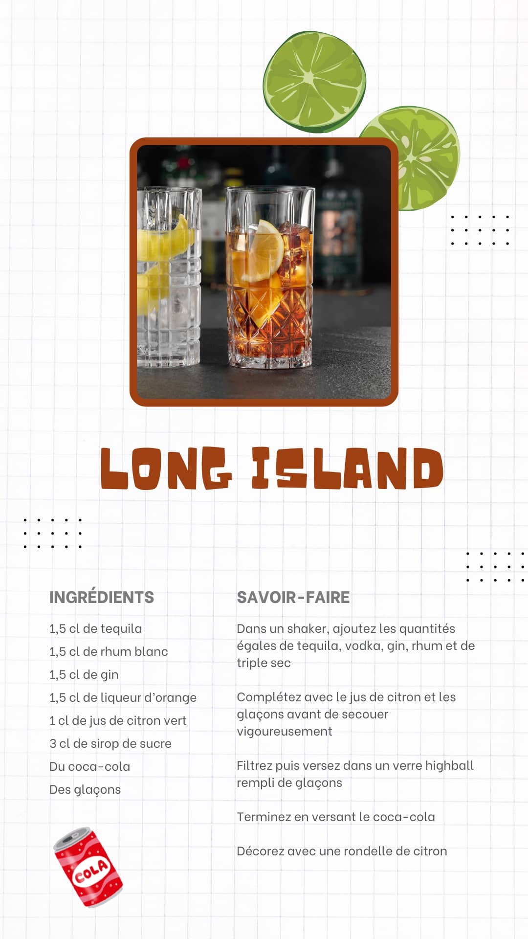 Cocktail Long Island, La Recette Et Notre Verre Iconique | Vessière Cristaux
