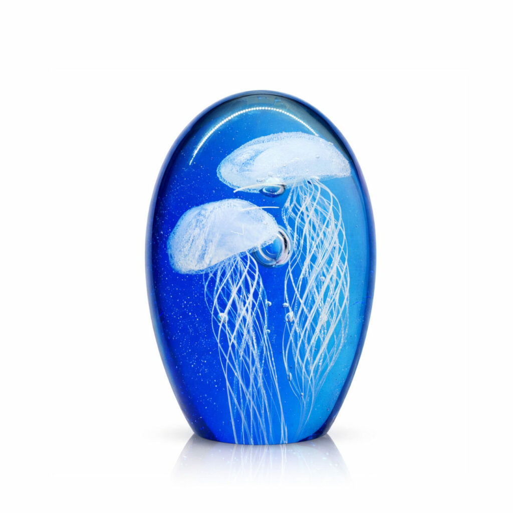 Crystal Paperweight Duo Méduses | Vessière Cristaux
