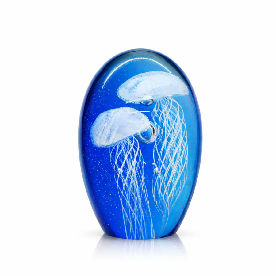 Crystal Paperweight Duo Méduses | Vessière Cristaux